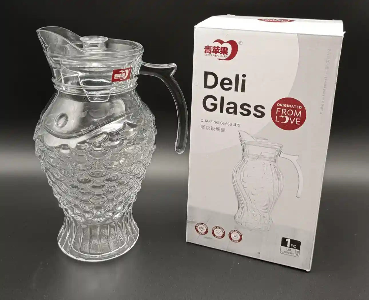 Deli Glass Quaffing Jug – 1.8L – BIG PETTAH