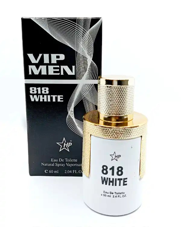 HP Perfumes VIP Men 818 White – 60ML Eau De Toilette – BIG PETTAH