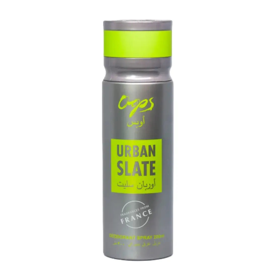 Oops Urban Slate 200ml Deodorant Spray – BIG PETTAH