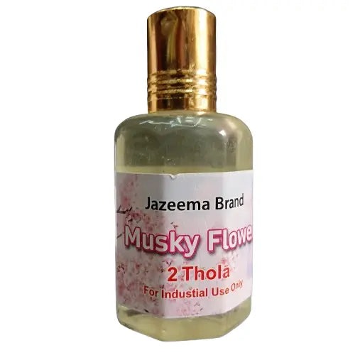 Jazeema Musky Flower Attar – 2 Tola | Soft Floral & Musk Fragrance Oil ...